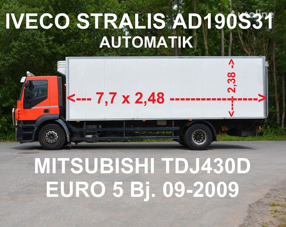 IVECO STRALIS AD190S31 kamion hladnjača