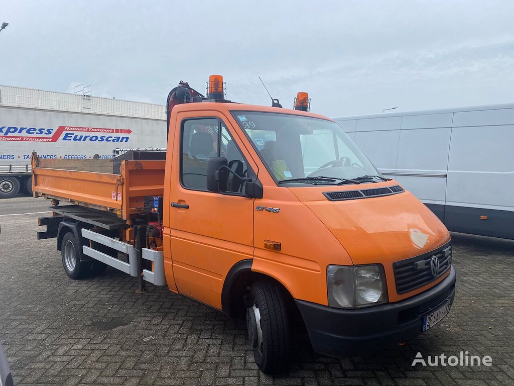 Volkswagen LT 46 TDI + Kran HMF 2T/M kamion kiper < 3.5t