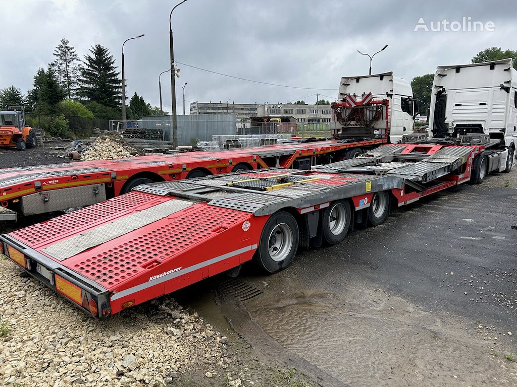 Kässbohrer Flex Carrier Autotransporter Lkw Lohr poluprikolica sa niskom platformom