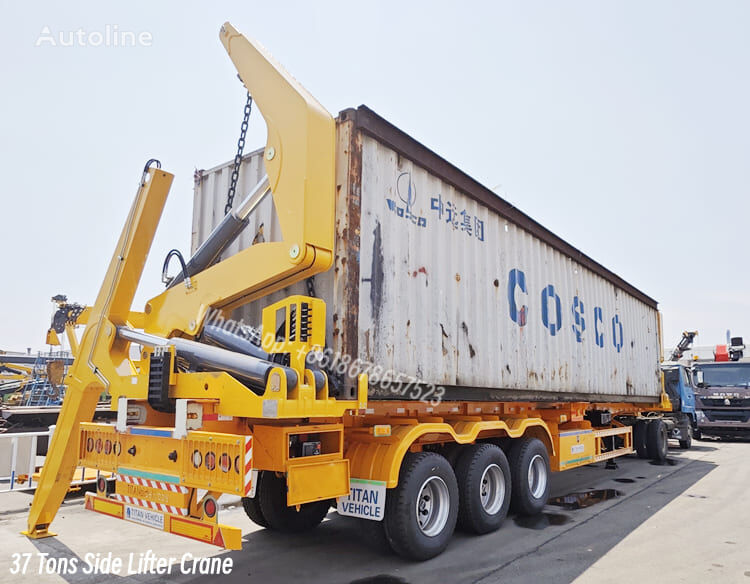 Nova 37 Tons Side Lifter Crane for Sale Price in Jamaica poluprikolica za prevoz kontejnera