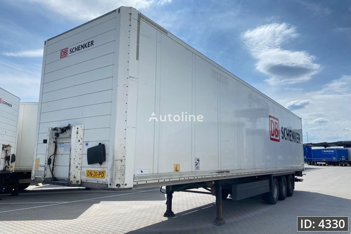 Schmitz Cargobull SCB/S3B / BPW Drum / DHOLLANDIA 2500KG furgon poluprikolica