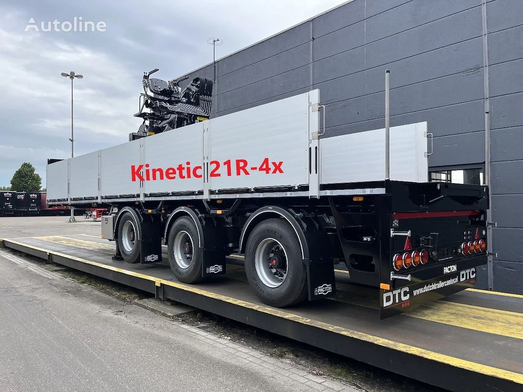 Nova Pacton korte kraanoplegger | Kinetic 21R-4x poluprikolica platforma