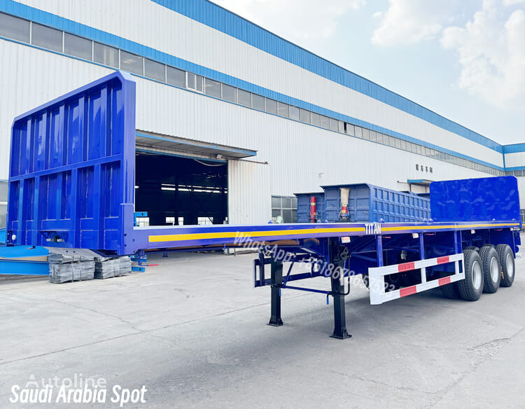 Nova 2024 New Tri Axle Flatbed Trailer for Sale in Saudi Arabia poluprikolica sa ravnom platformom