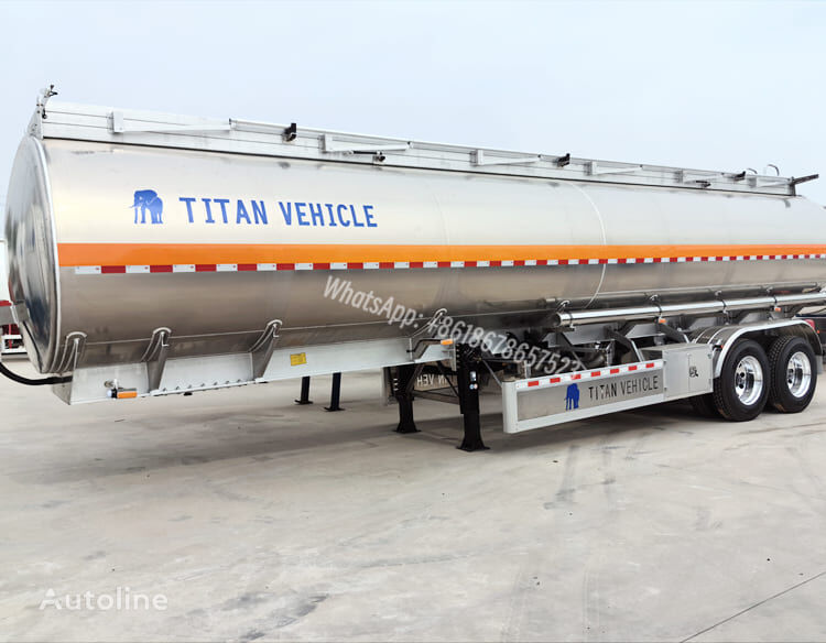 Nova 2024 New 2 Axle Aluminum Fuel Tanker Trailer for Sale Price in C poluprikolica autocisterna