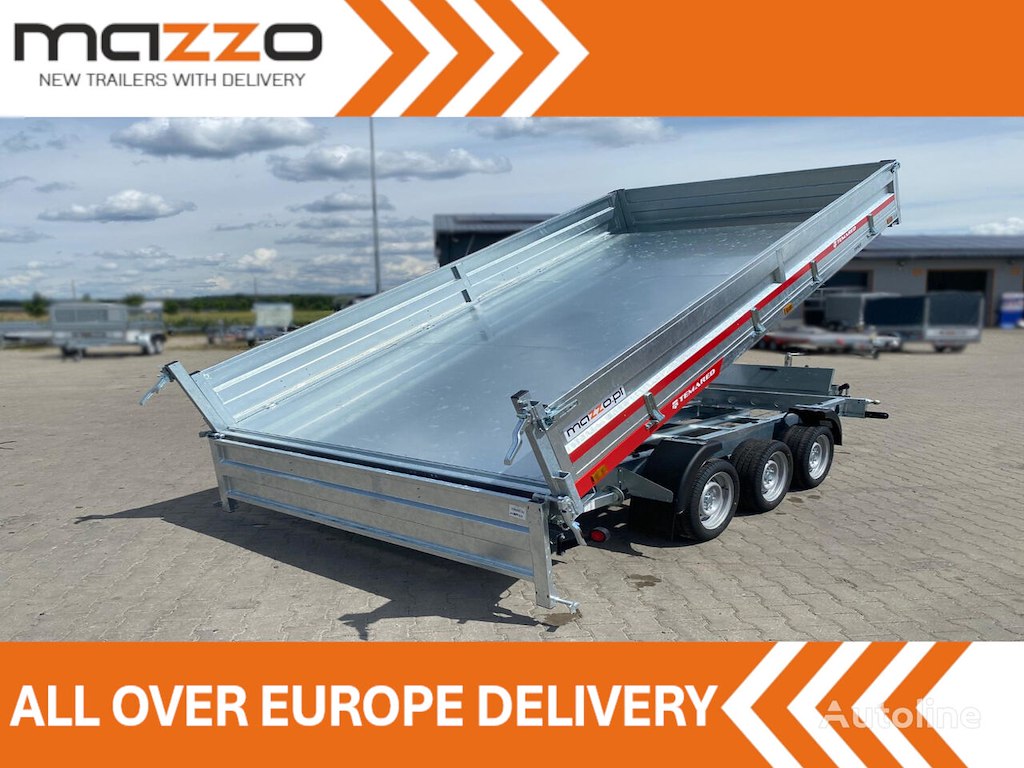 Nova Temared TIPPER 4020/3 C S 405x199x40cm Tipper trailer with electric + ma prikolica kiper