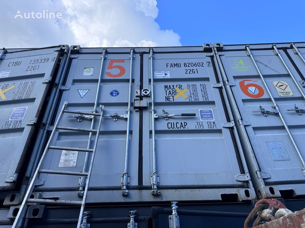 Prodaje se Container 20 fot, isolerad. Brandskadad invändigt säljes via auk kontejner 20 stopa na aukciji