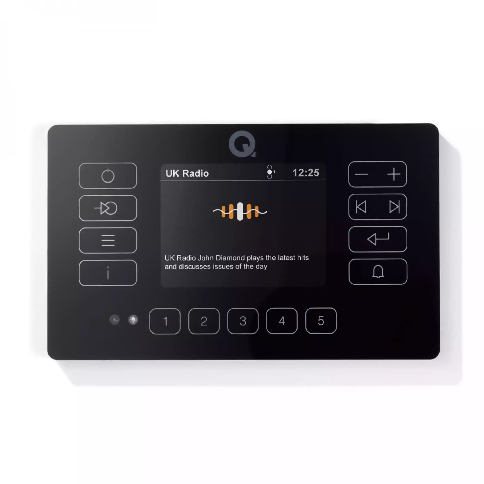 Q E120 Bluetooth and DAB/FM Radio Music System BLACK Integrisano Pojačalo sa Bluetooth-om