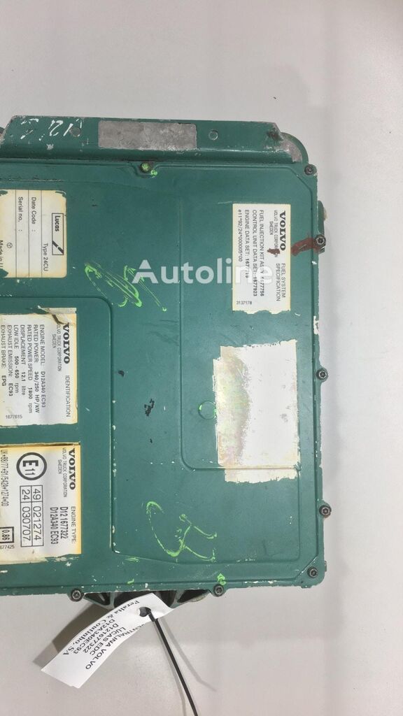 Volvo D12A Unidade de Controlo Motor Volvo 1677322 upravljačka jedinica za Volvo kamiona