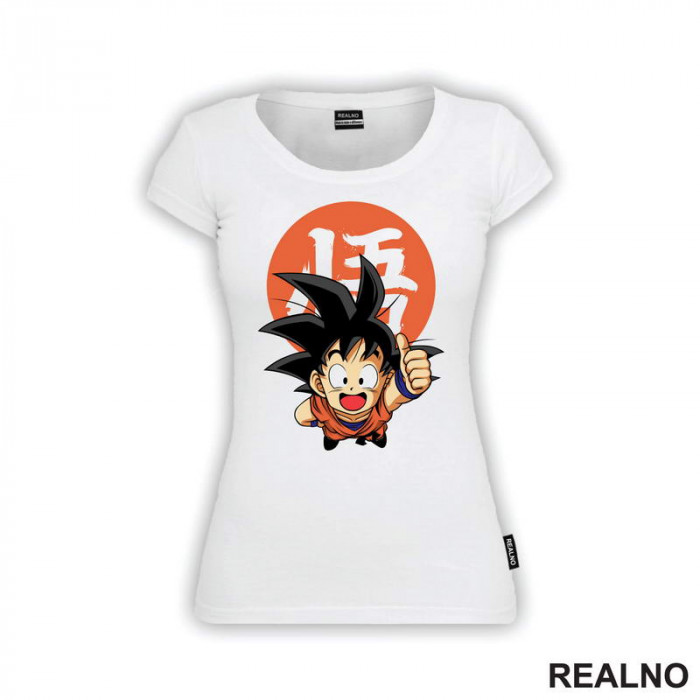 KID GOKU SMILING - DRAGON BALL - MAJICA