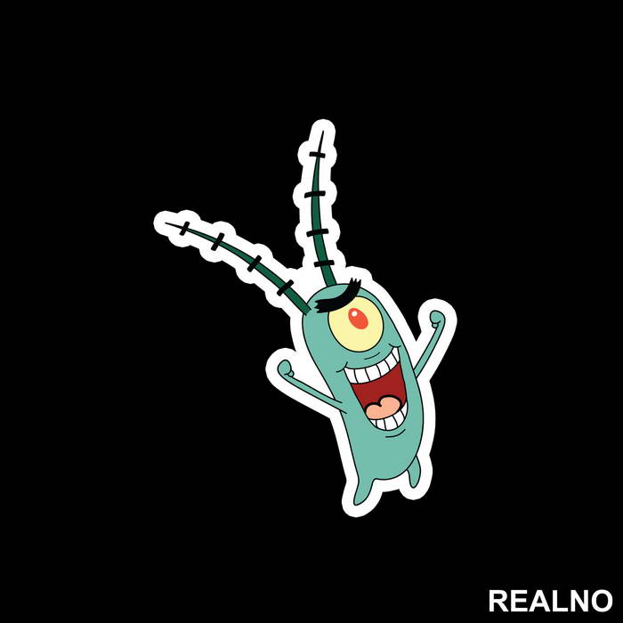 PLANKTON - CRTANI FILMOVI - NALEPNICA