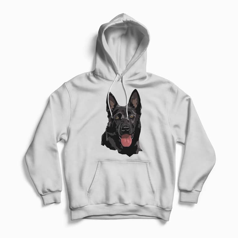 Black German Shepherd Classic duks