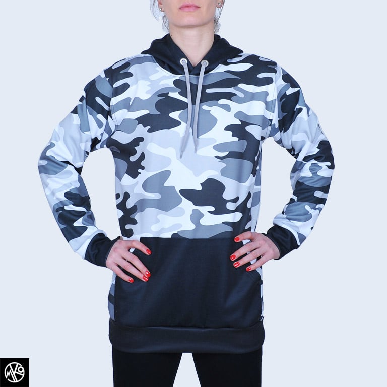 Camouflage Gray All-Over Unisex duks