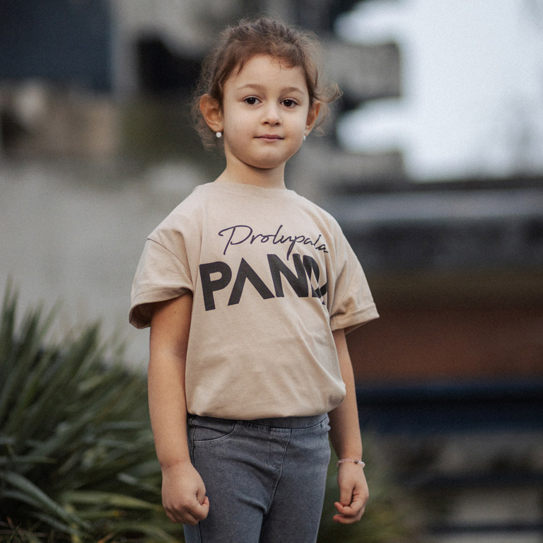 Prolupala Panda – Simple dečija majica