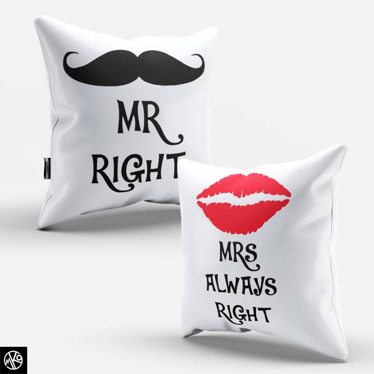 Mr And Mrs Right komplet jastuka