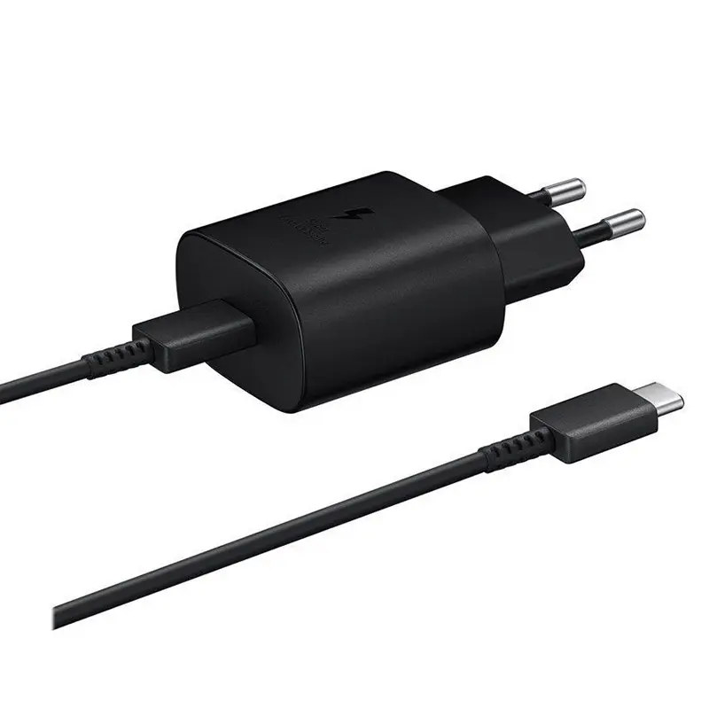 Punjač Fast Charging za Samsung 20/ USB PD 45W Type- C na Type- C (5A) crni