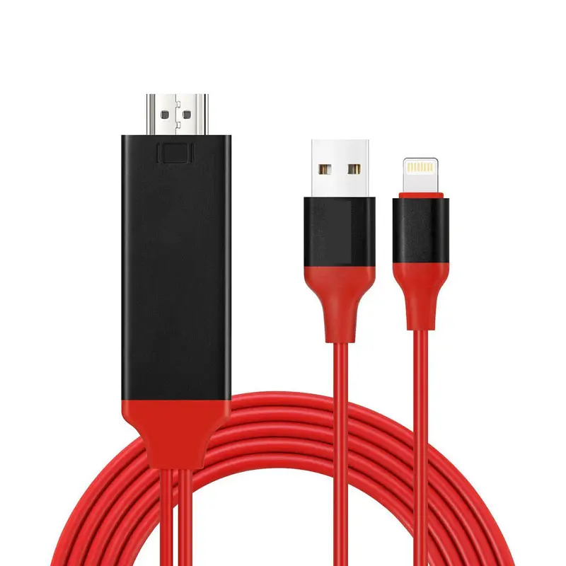 Kabl Lightning na HDMI adapter + USB 2m