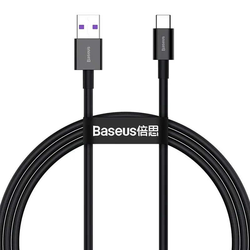 Kabl Baseus Superior Series Fast Charging na Type-C USB 66W crni 1m