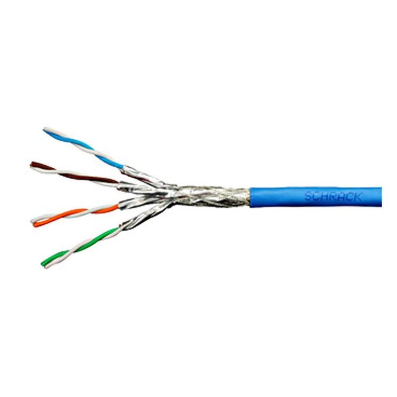 SCHRACK Cat7 S/FTP - 1000 Mhz, 4x2xAWG-23, LS0H, plavi