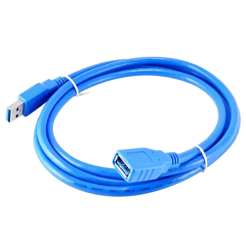 Kabl USB 30 M/ F 5m plavi