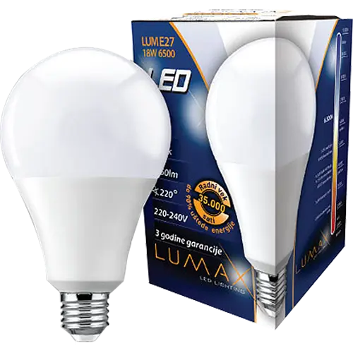 LUMAX LED sijalica LUME27-18W 6500K