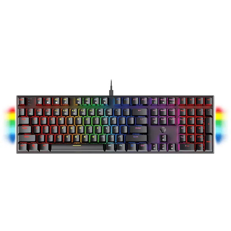 Tastatura mehanicka Gaming Fantech MK855 RGB Maxfit 108, Crna (blue switch)