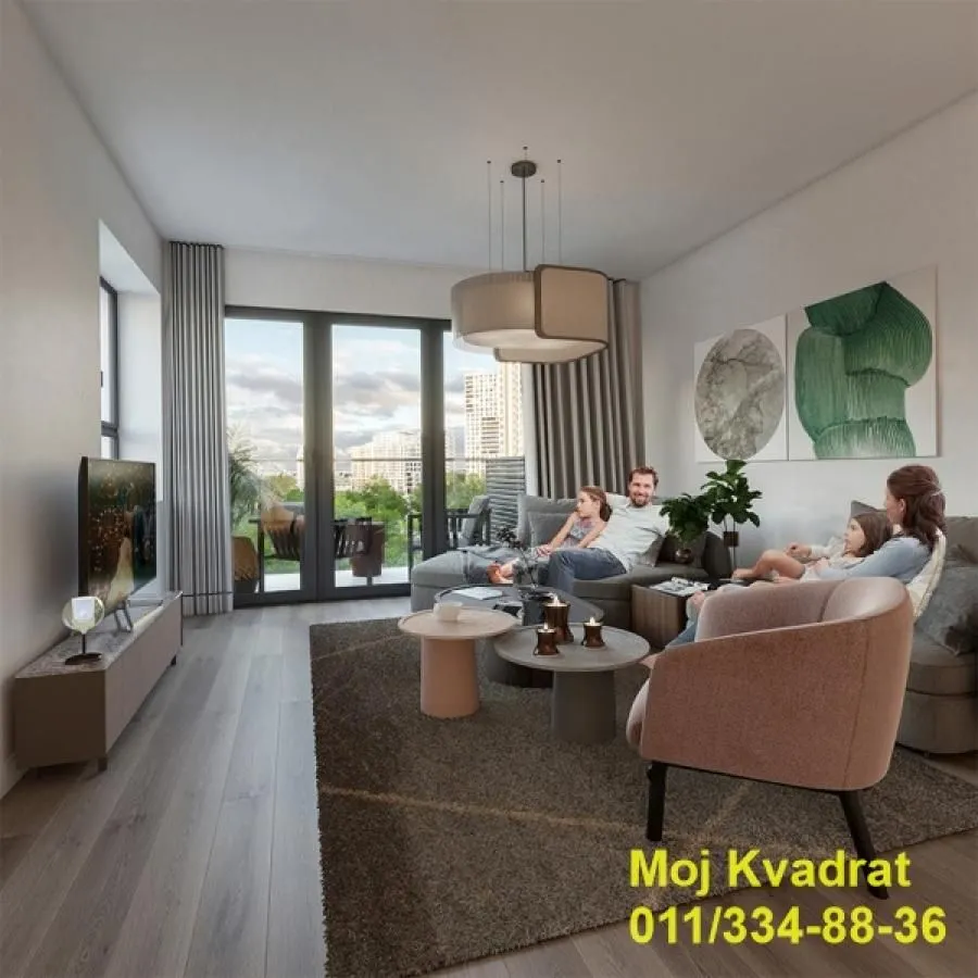 Prodaja, dvosoban stan, 54m2, Beograd Na Vodi, Beograd