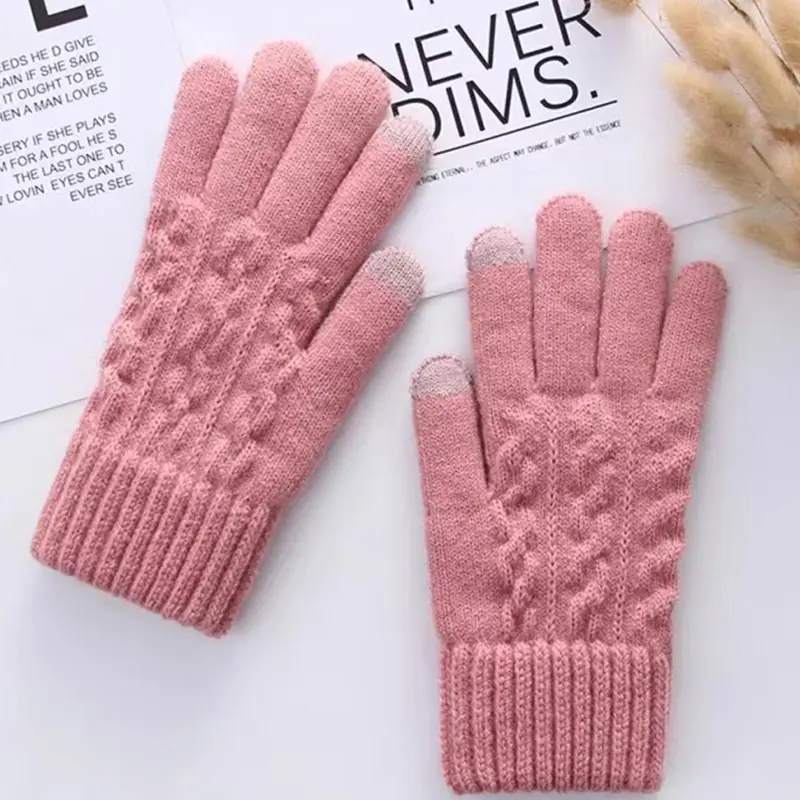 Rukavice za touch screen WINTER, Roze