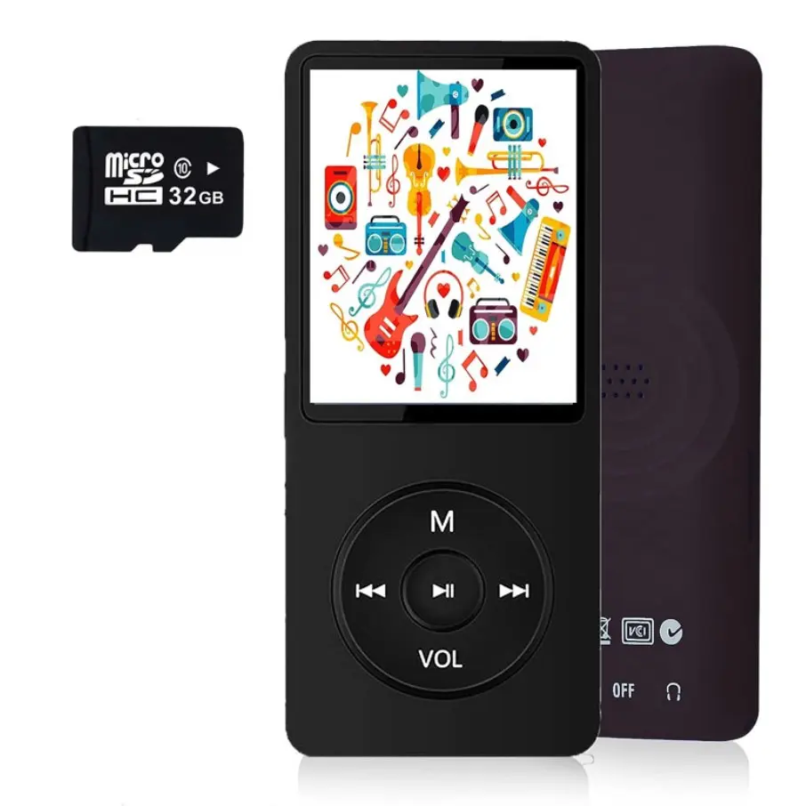 MP3 Player Bluetooth 32GB, Crni
