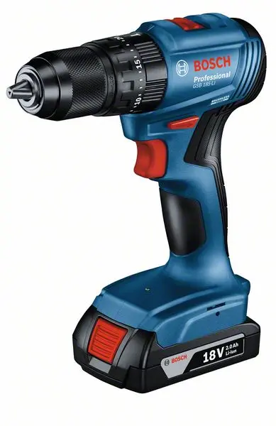 Bosch Akumulatorska vibraciona bušilica - odvrtač GSB 185-LI Profi kofer 2x2.0Ah 06019K3100