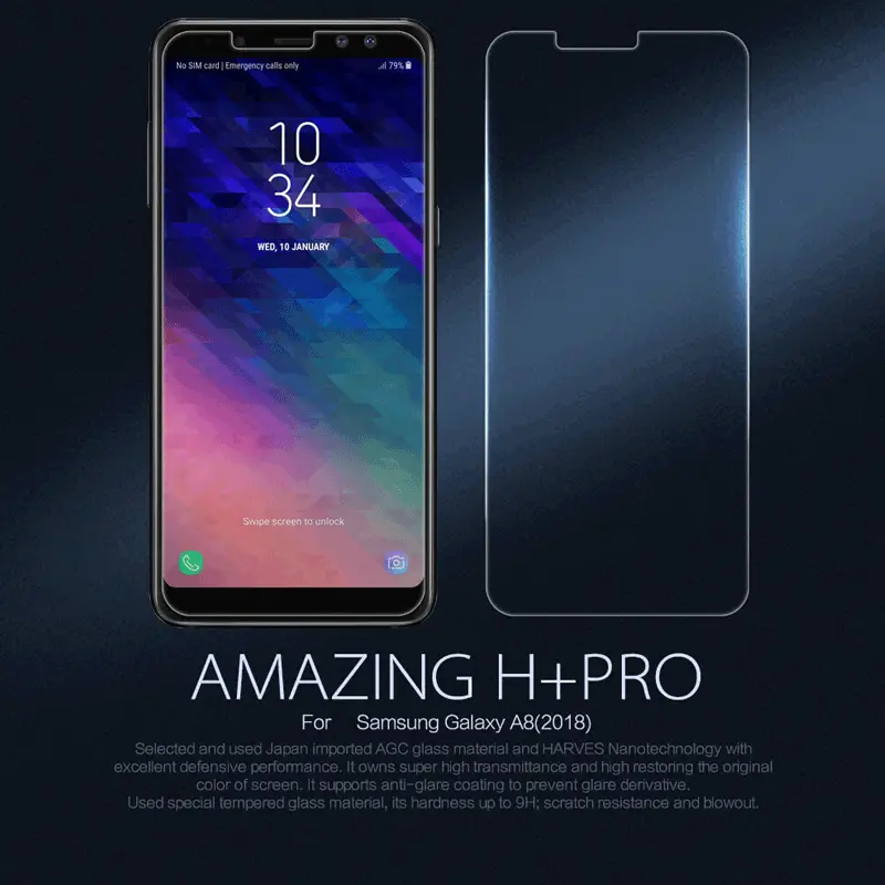 Zaštitno staklo Nillkin Amazing H+ PRO(0,2mm) za Samsung A8/ A530 (2018)