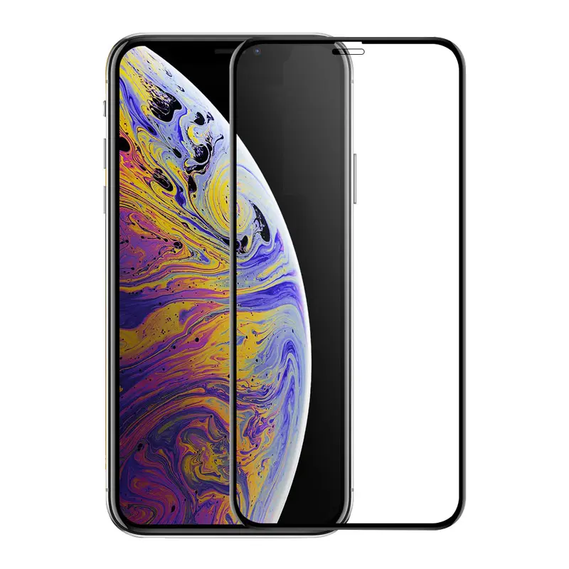 Zaštitno staklo 5D Mini verzija case Friendly za iPhone XS Max/ 11 Pro Max, Crno