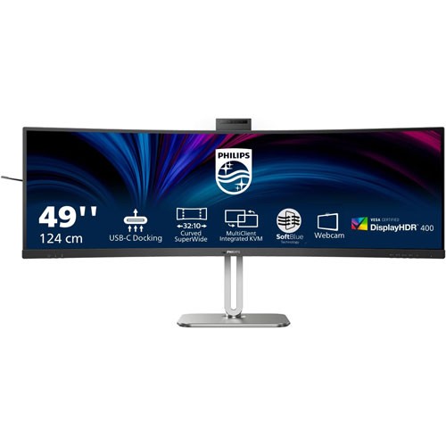 Philips 48,8″ DQHD 32:9 SuperWide zaobljeni monitor | 49B2U6900CH/00