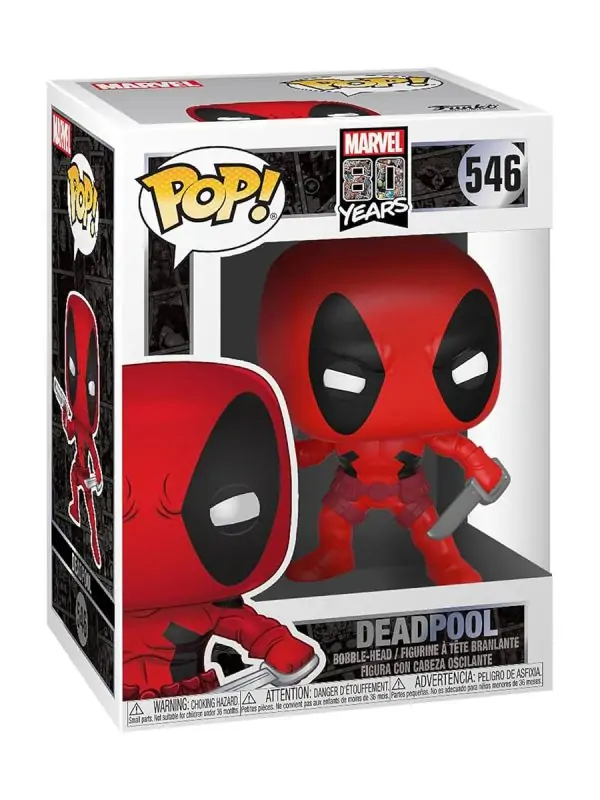 Bobble Figure Marvel 80th POP! – First Appearance Deadpool 9cm