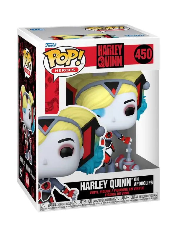 Bobble Figure Heroes – DC Harley Quinn POP! – Harley Quinn On Apokolips 9cm