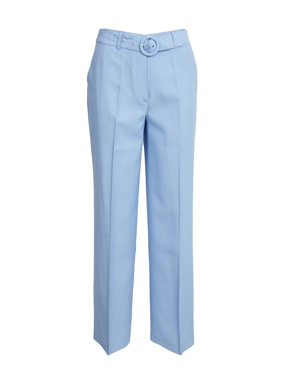 Orsay Ženske pantalone 355041520000, Wide leg, Svetloplave