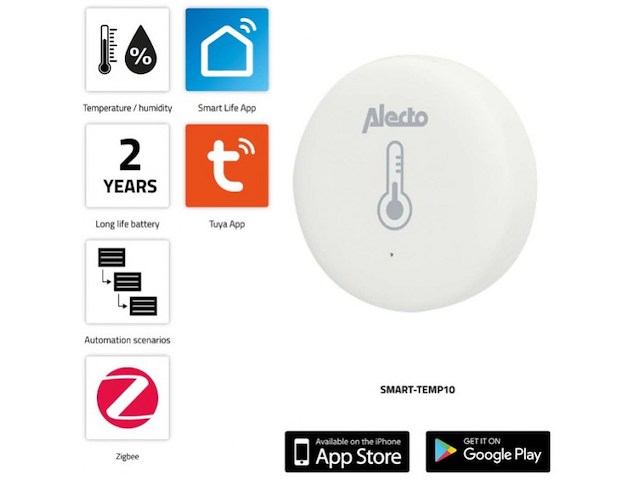 SMART-TEMP10 Smart Zigbee senzor temperature i vla&;#382;nosti