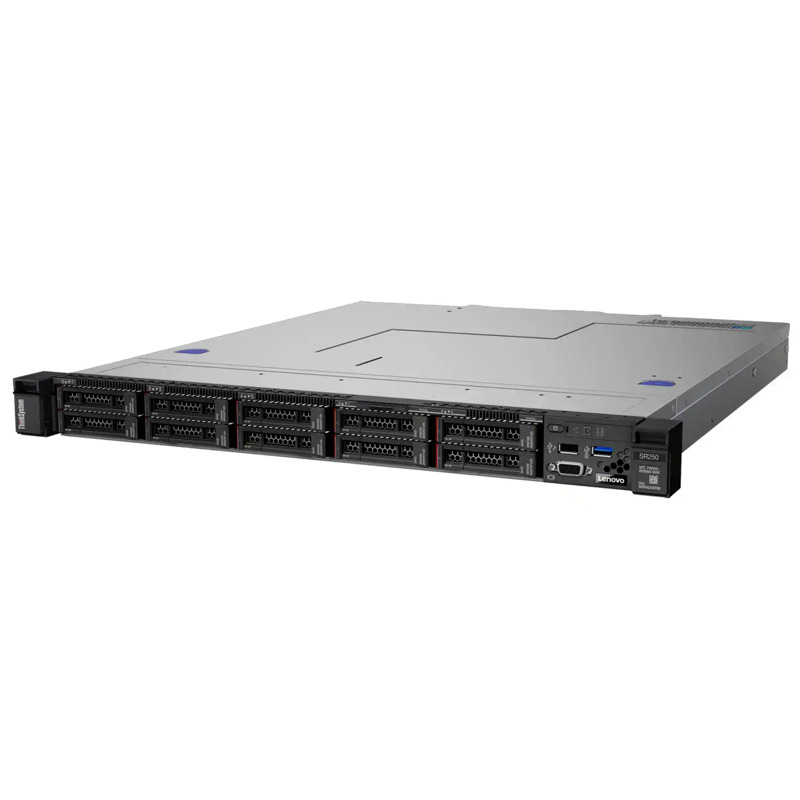 Server Lenovo ThinkSystem SR250 Xeon E-2224 4C/UDIMM 32GB/SSD 480GB/3.5×4/XClarity Enterpris/300w +