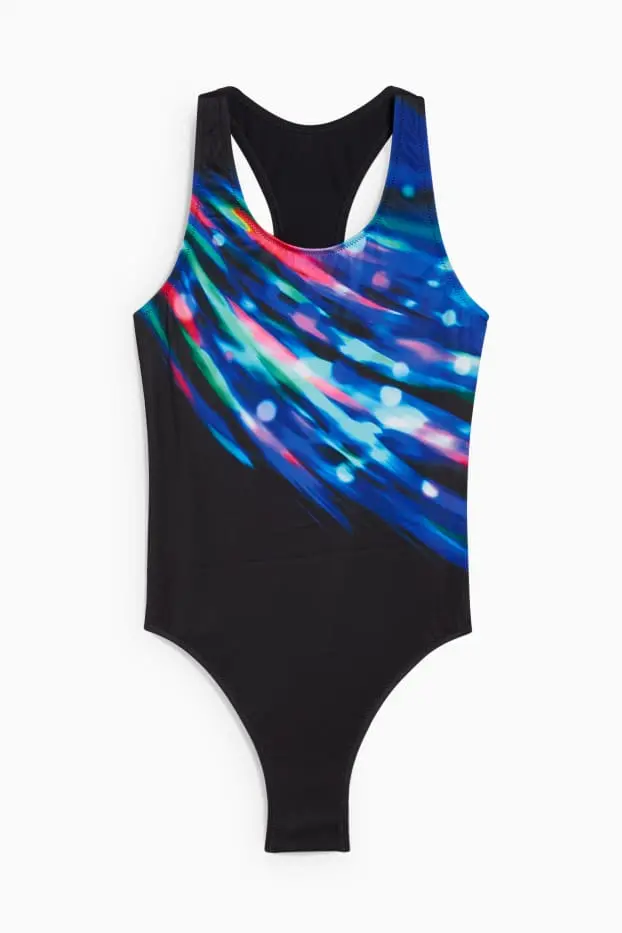 C&A Jednodelni kupaći kostim za devojčice, Crni