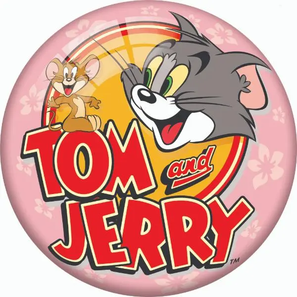DEMA STIL Lopta Tom&Jerry 23cm roze