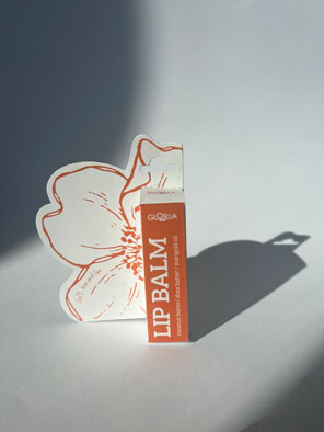 Gloria Lip balm labelo
