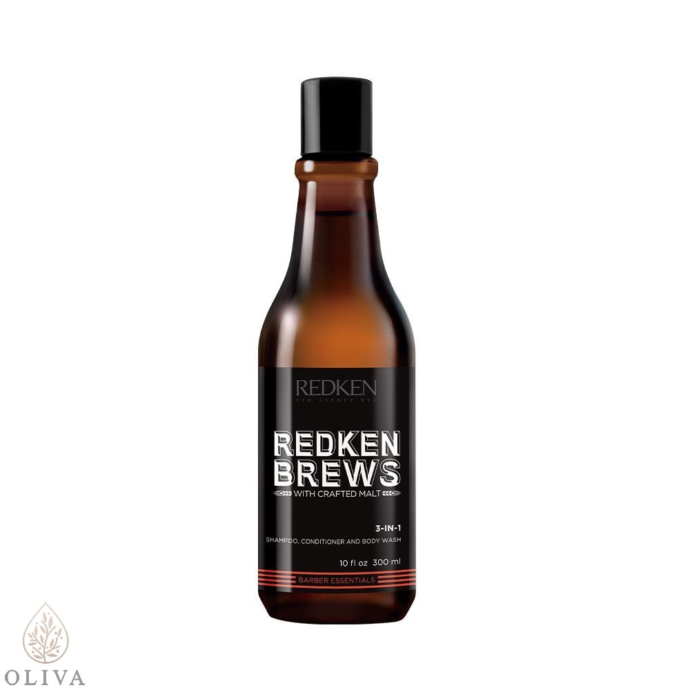 REDKEN BREWS 3U1 ŠAMPON, REGENERATOR I KUPKA 300 ML