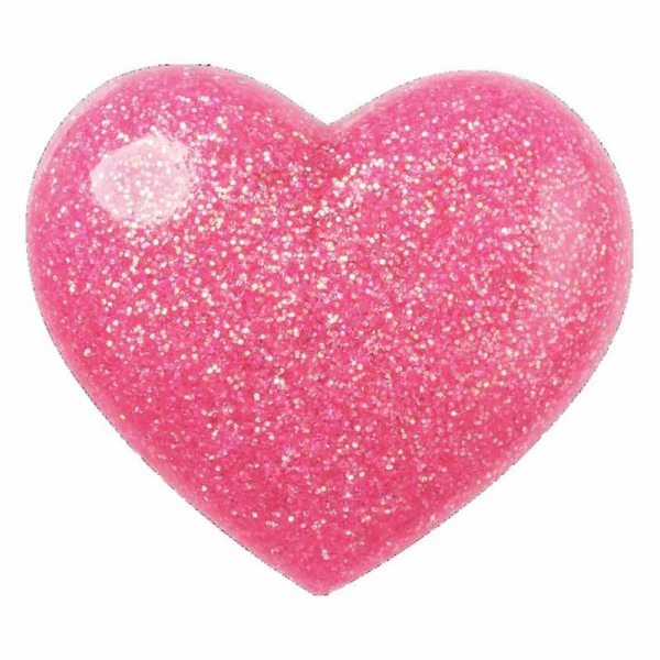 CROCS UKRAS PINK 3D GLITTER HEART ZA DEVOJČICE