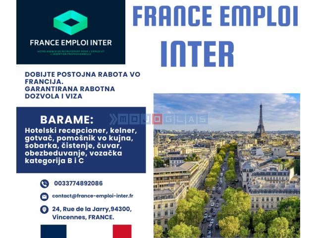 Prijavite se za hotelske poslove u Francuskoj