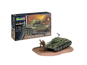 REVELL Maketa t-34/76 modell 1940