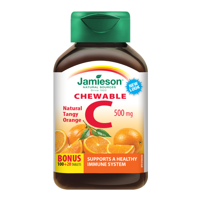 Jamieson Vitamin C tablete za žvakanje 500mg 120 tableta