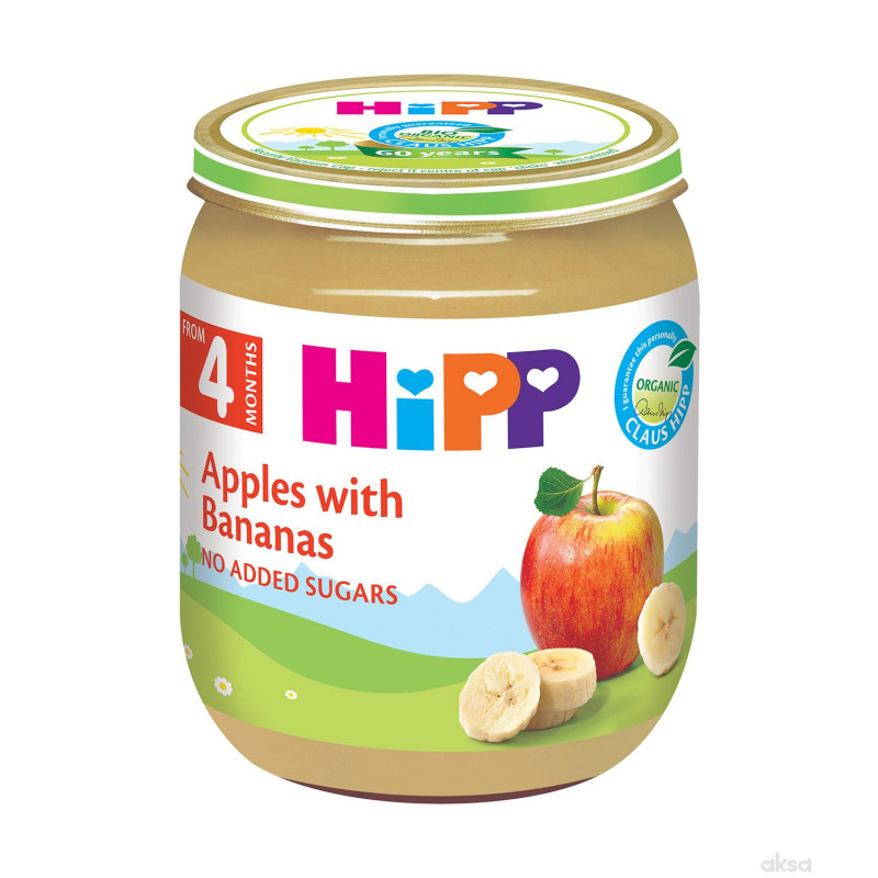 HIPP Bio jabuka sa bananom 125g