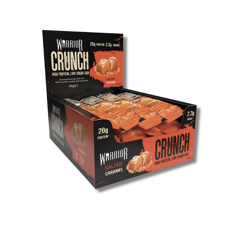 Warrior CRUNCH Protein Bar 64 gr. (slana karamela)