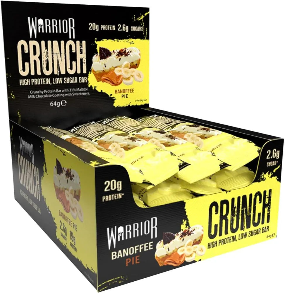 Warrior CRUNCH Protein Bar 64 gr. (banofi pita)