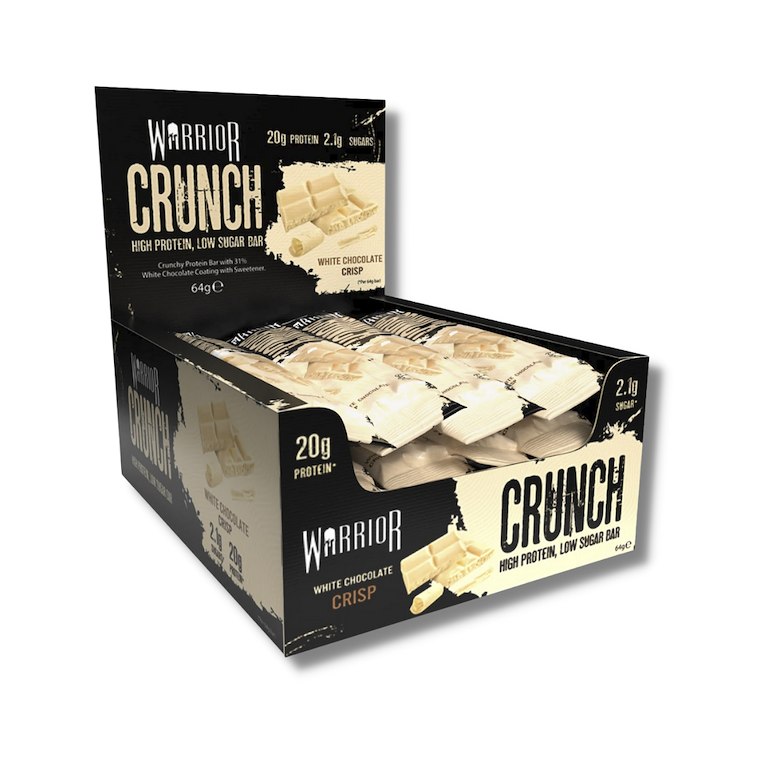 Warrior CRUNCH Protein Bar 64 gr. (hrskava bela čokolada)