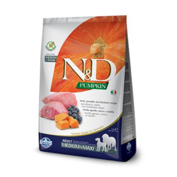 N&D Pumpkin Medium Maxi Adult Lamb